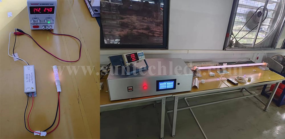 172NM UV VUV Excimer Lamp for Surface Cleaning and UV Curing