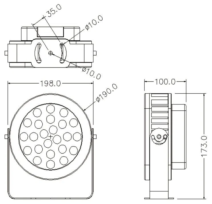 OSRAM Remote Control Landscape Flood Light For Garage, Garden, Stadium ...