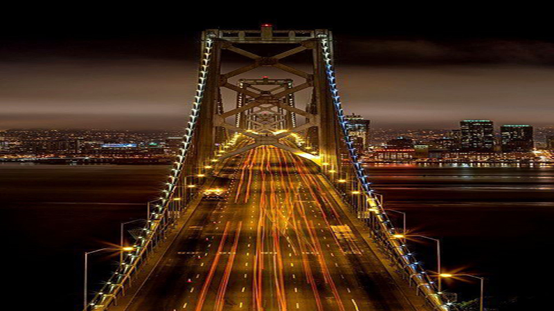 Bay Bridge Facade Lighting - Buy bridge facade, China illumination ...