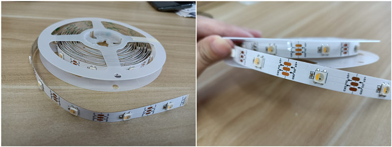 SK6812 RGBW Addressable LED strip and 200W 5V Power Supply are ready ...