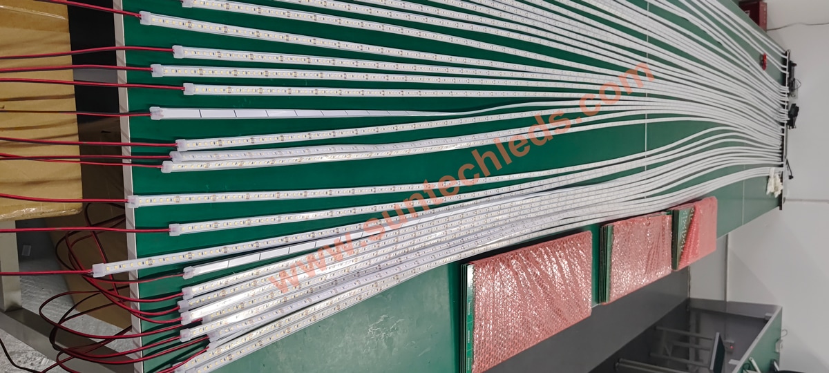 IP54 silicone coated LED strip sent to Italy - Shenzhen Suntech Company ...