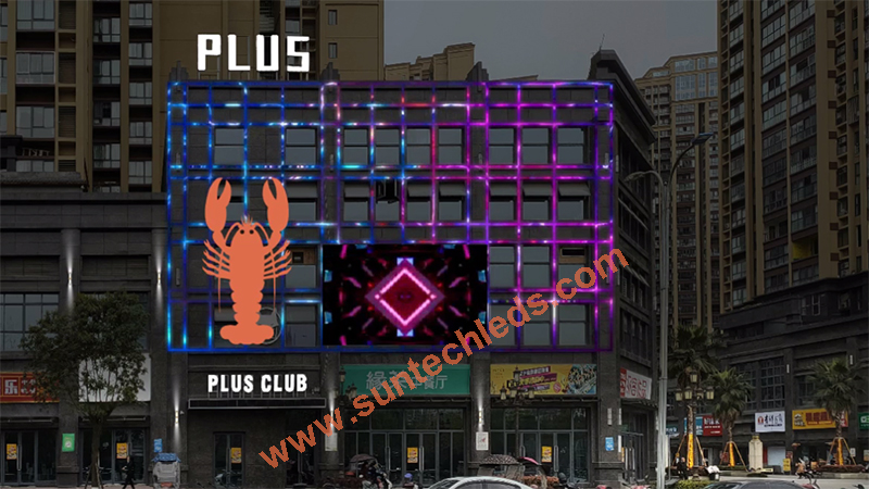 DMX Controlled High-end Restaurant Facade LED Lighting Design - Buy dmx ...