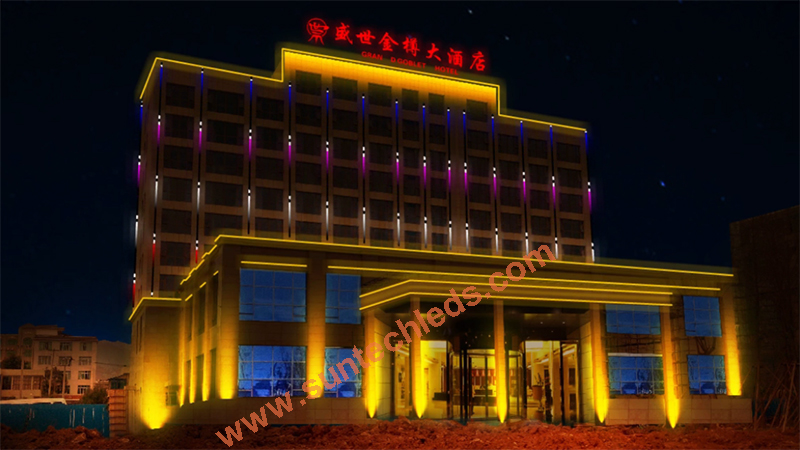 Most Cost-effective Hotel Illuminated Facade - Buy hotel lighting, led ...